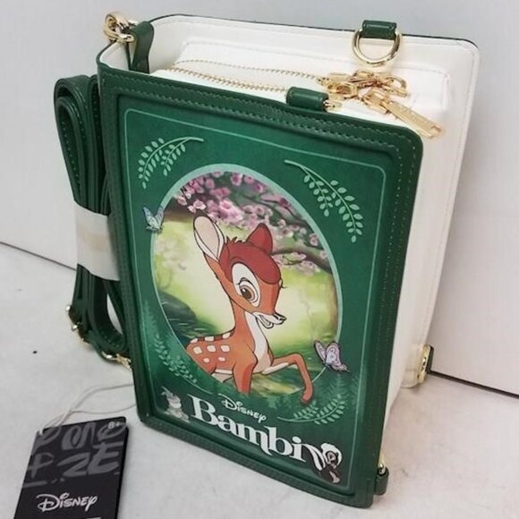 Loungefly | Bags | Nwt Loungefly Disney Classic Books Bambi Convertible ...